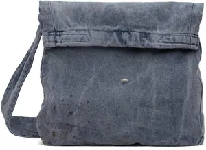 バッグ OUR LEGACY Attic Wash Denim SLING BAG Our Legacy - Sling Bag Twilight Attic Wash. 100% Cotton